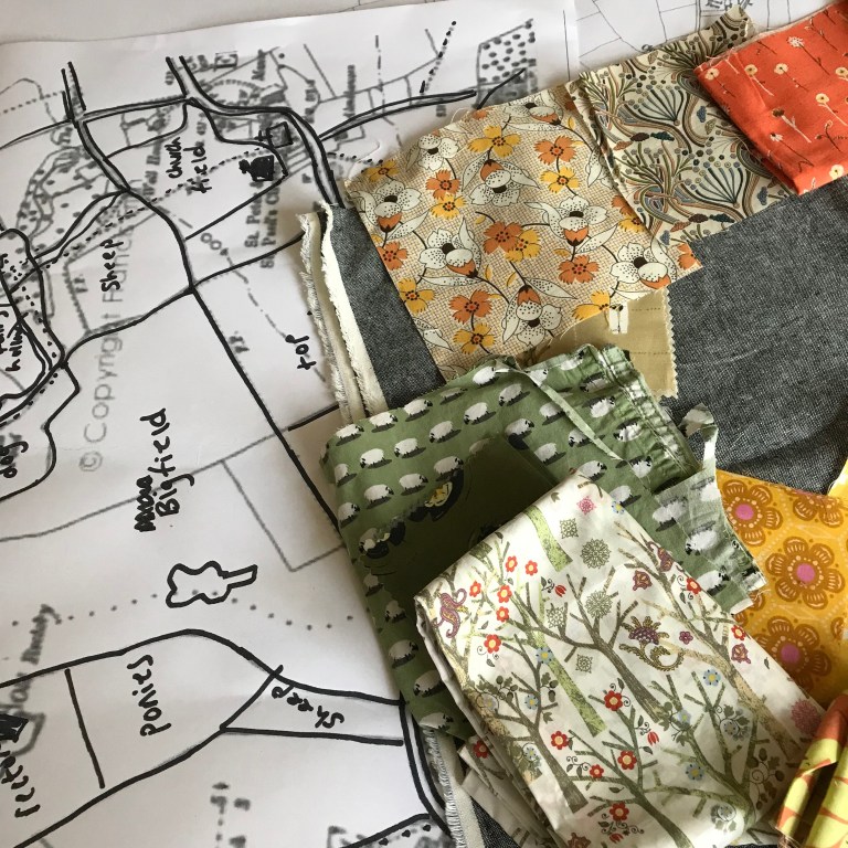 The Maps of Childhood Quilt – Deborah McGuire