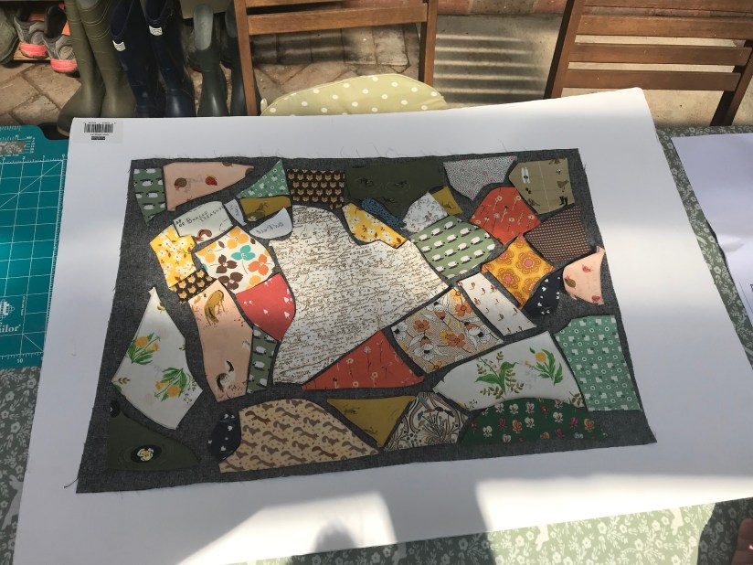 The Maps of Childhood Quilt – Deborah McGuire