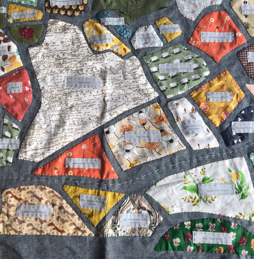 The Maps of Childhood Quilt – Deborah McGuire