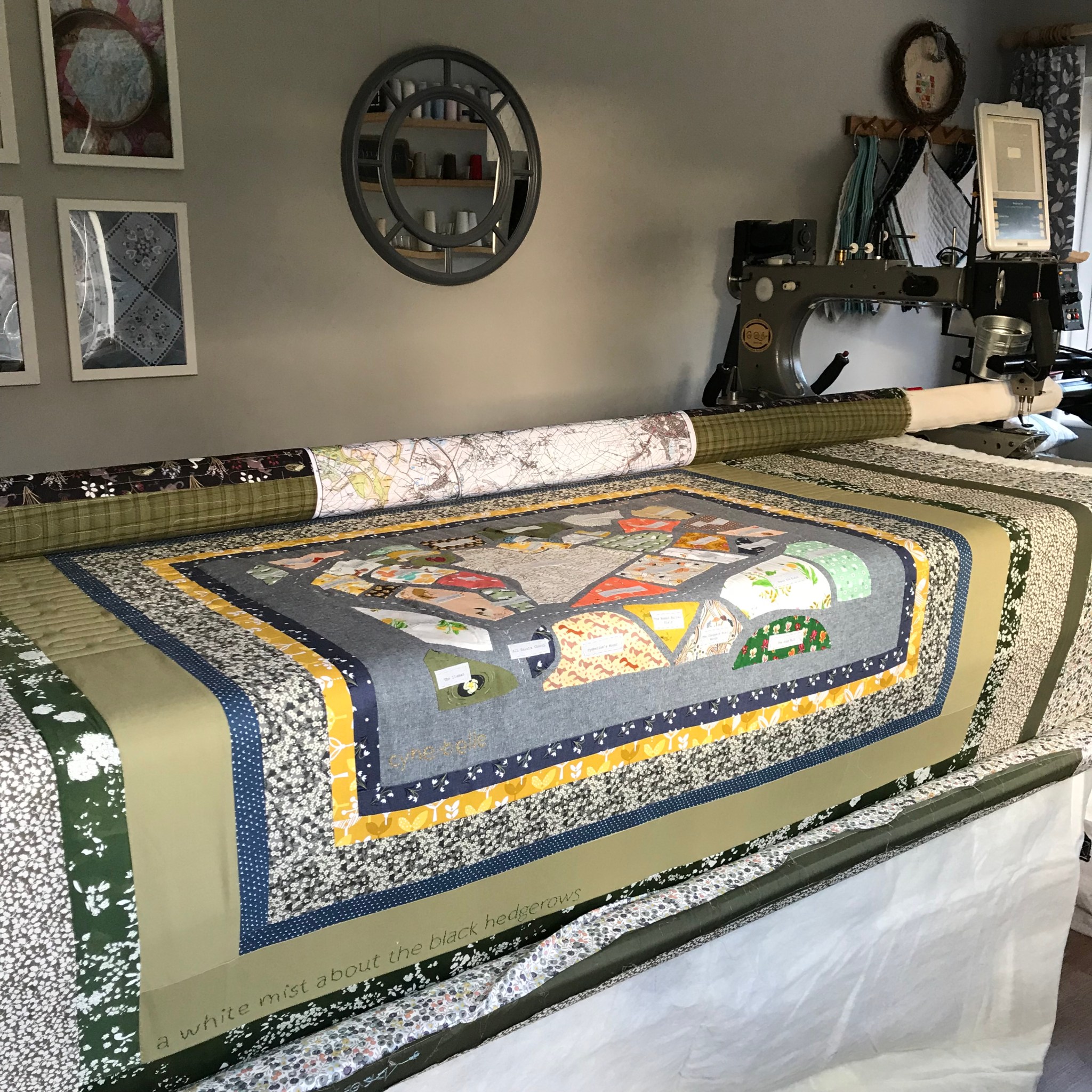 The Maps of Childhood Quilt – Deborah McGuire