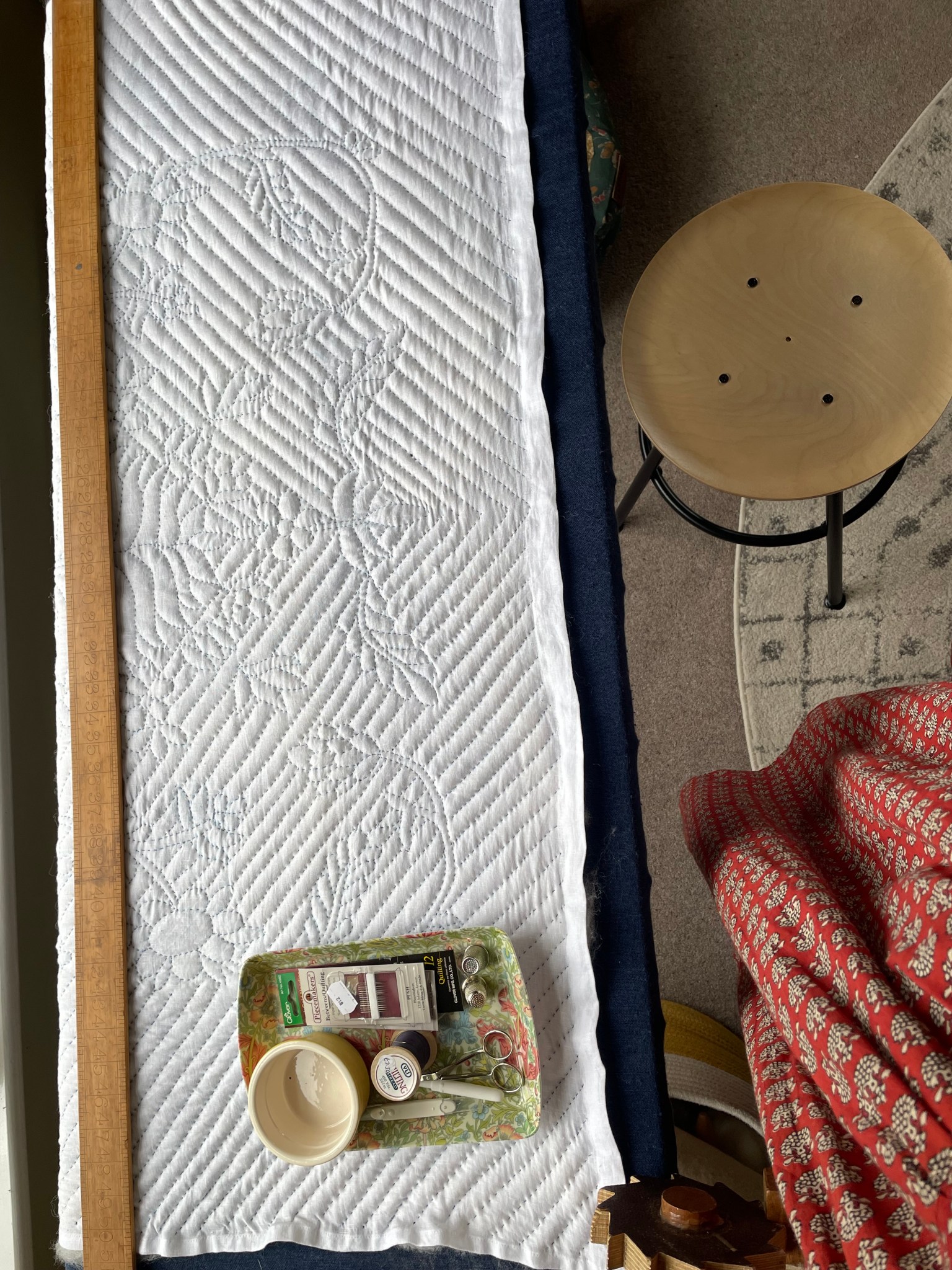 Hand Quilting in a Frame – Deborah McGuire